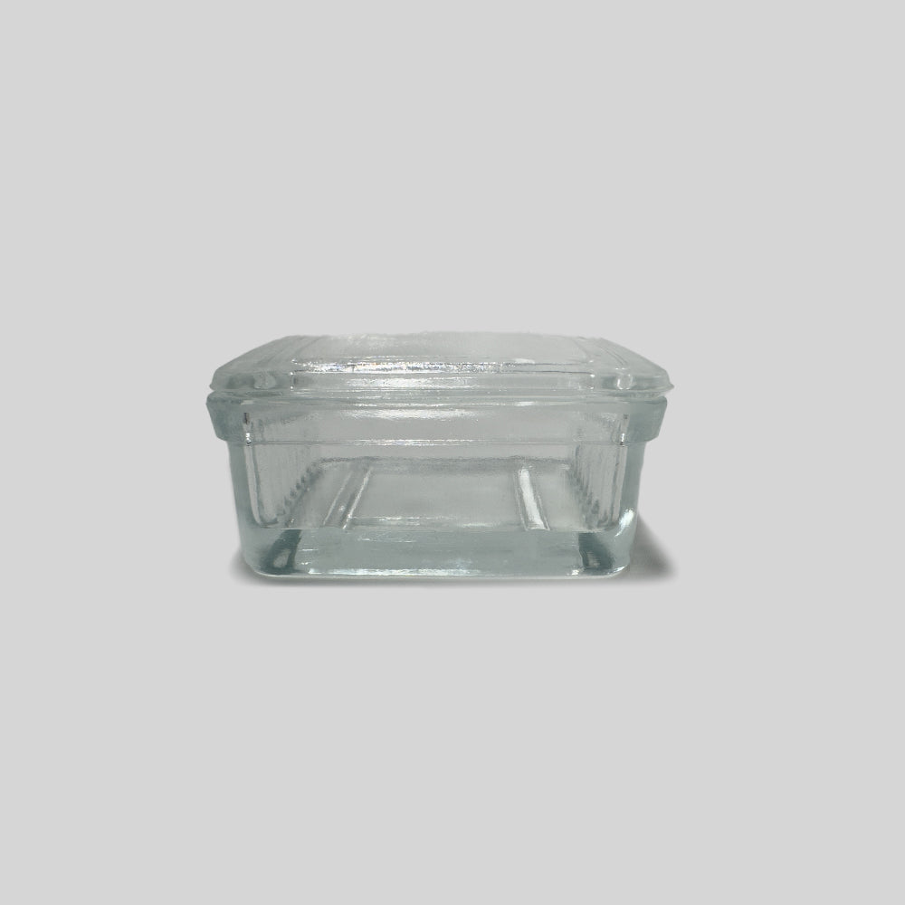 Rectangular Glass Stain Dish and Lid – Holds 20 Microscope Slides ...