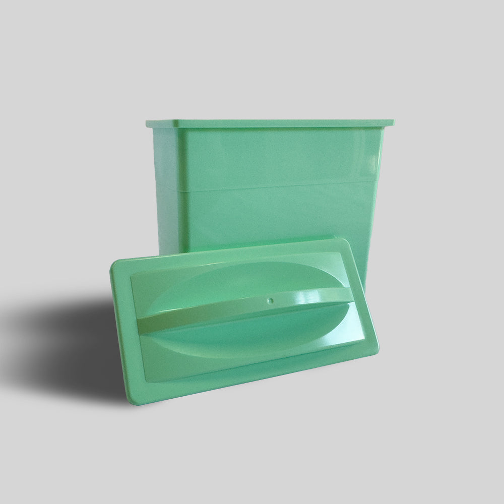 Sakura Tissue-Tek Plastic Finetek Green Staining Dish Jar & Lid ...