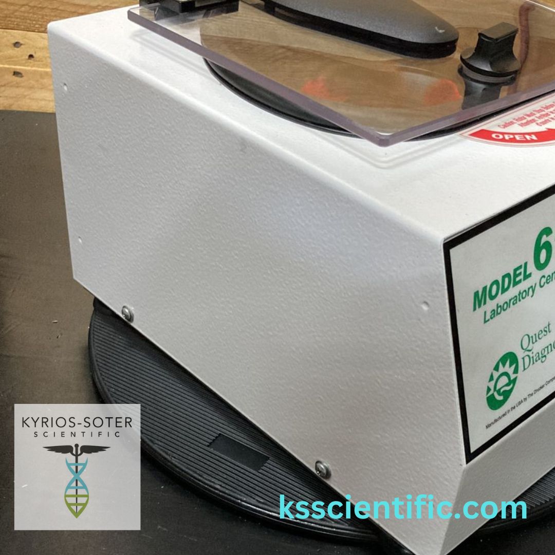 Used Quest Diagnostics 614B Laboratory Centrifuge W/ 6X Red Tube Inser ...