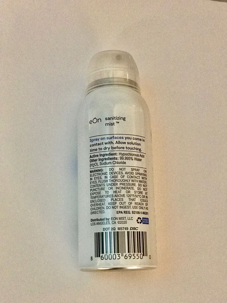 EON MIST, LLC EONMO01-XCP25 Sanitizing Mist Personal Spray, 2-oz ...