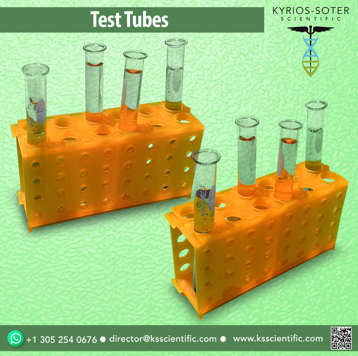 Test Tube Rack Multiple Tube Size Rectangle, interlocking. – Kyrios ...