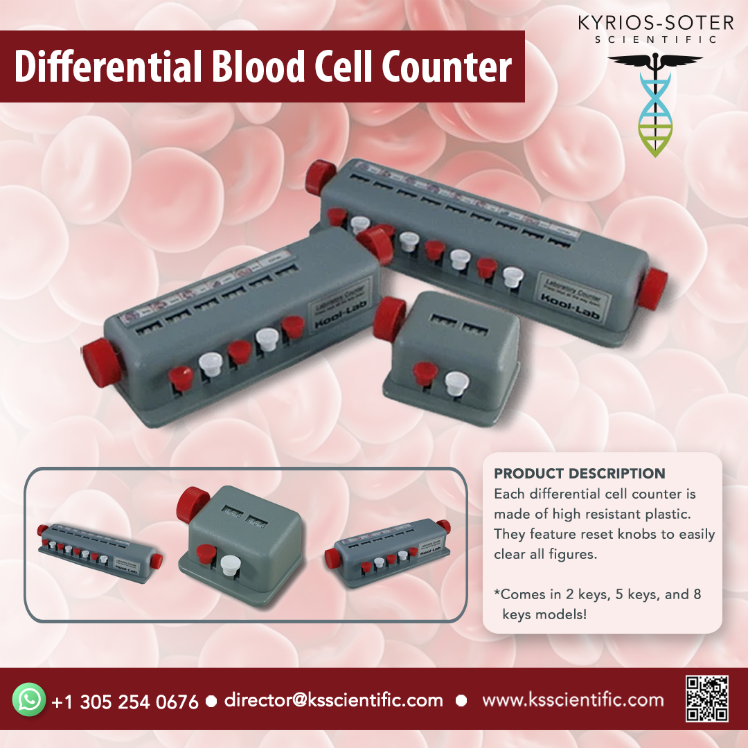 Differential Blood Cell Counter: 2 keys, 5 keys, and 8 keys – Kyrios ...