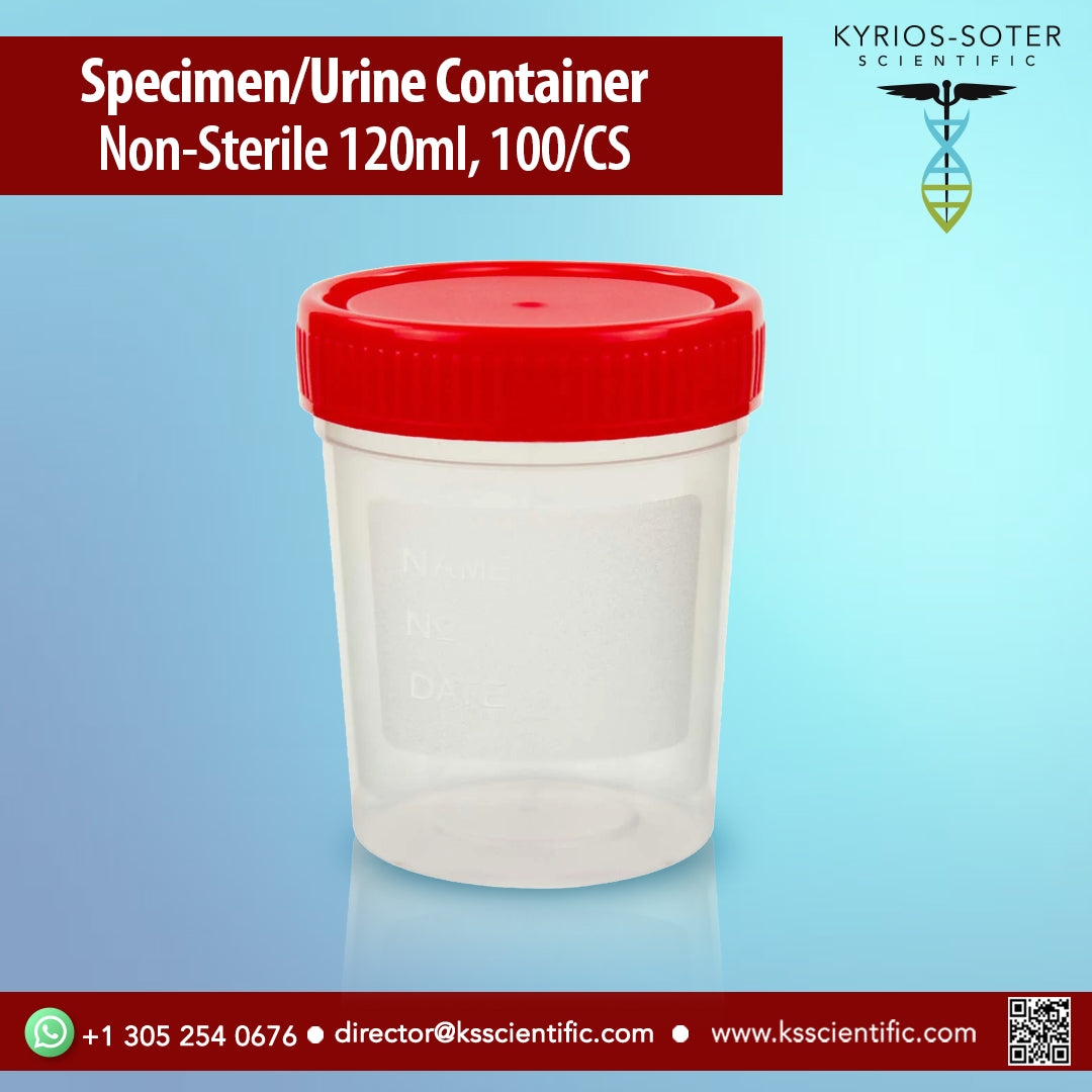 Specimen/Urine Container Non-Sterile 120ml, 100/CS – Kyrios Soter ...