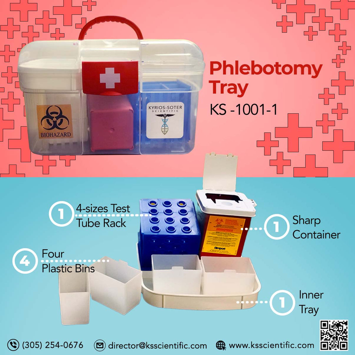 Phlebotomy Tray Transparent padlock key blood house travel mobile sharp ...