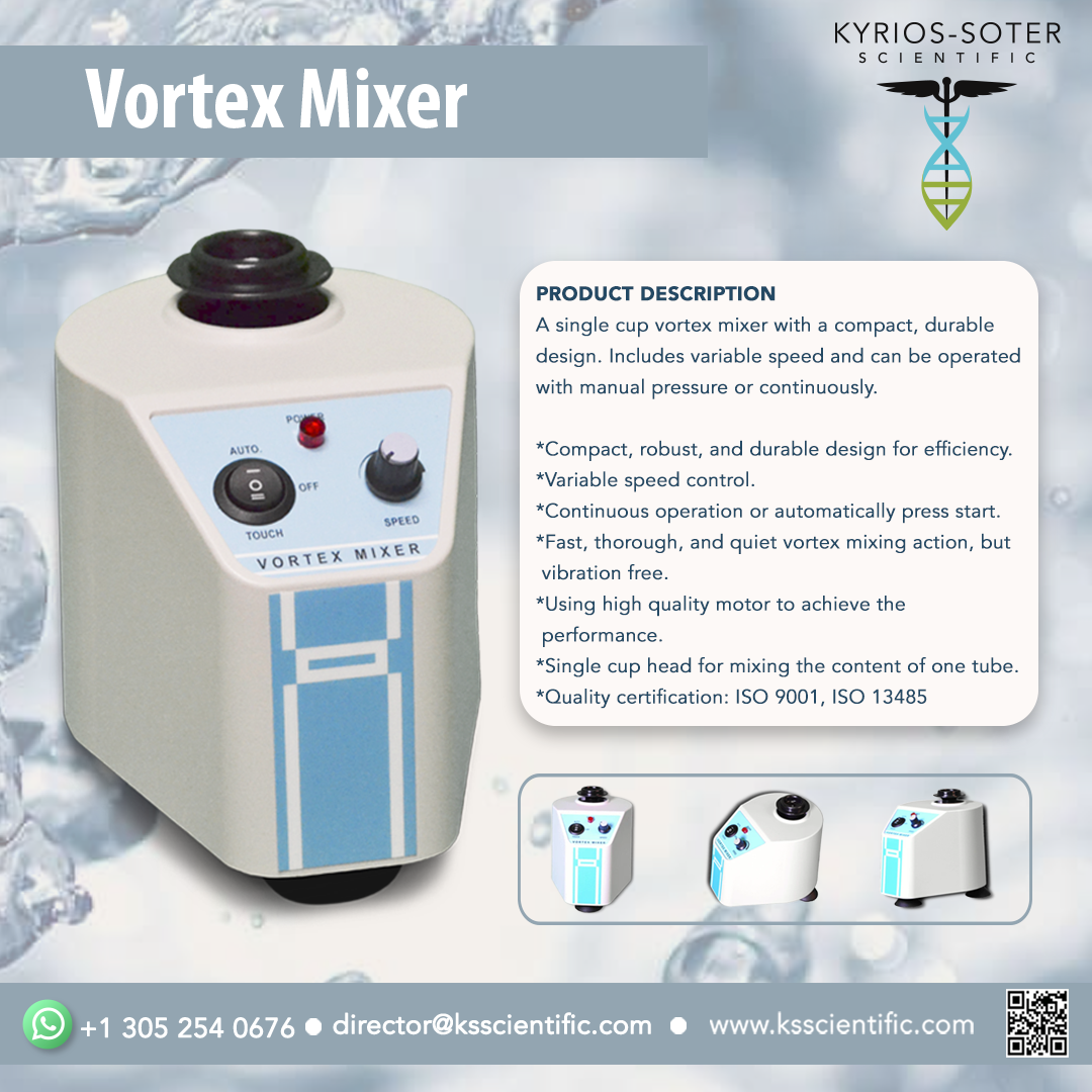 A5 Vortex Mixer: KS-VM-2000-C A single cup vortex mixer with a ...