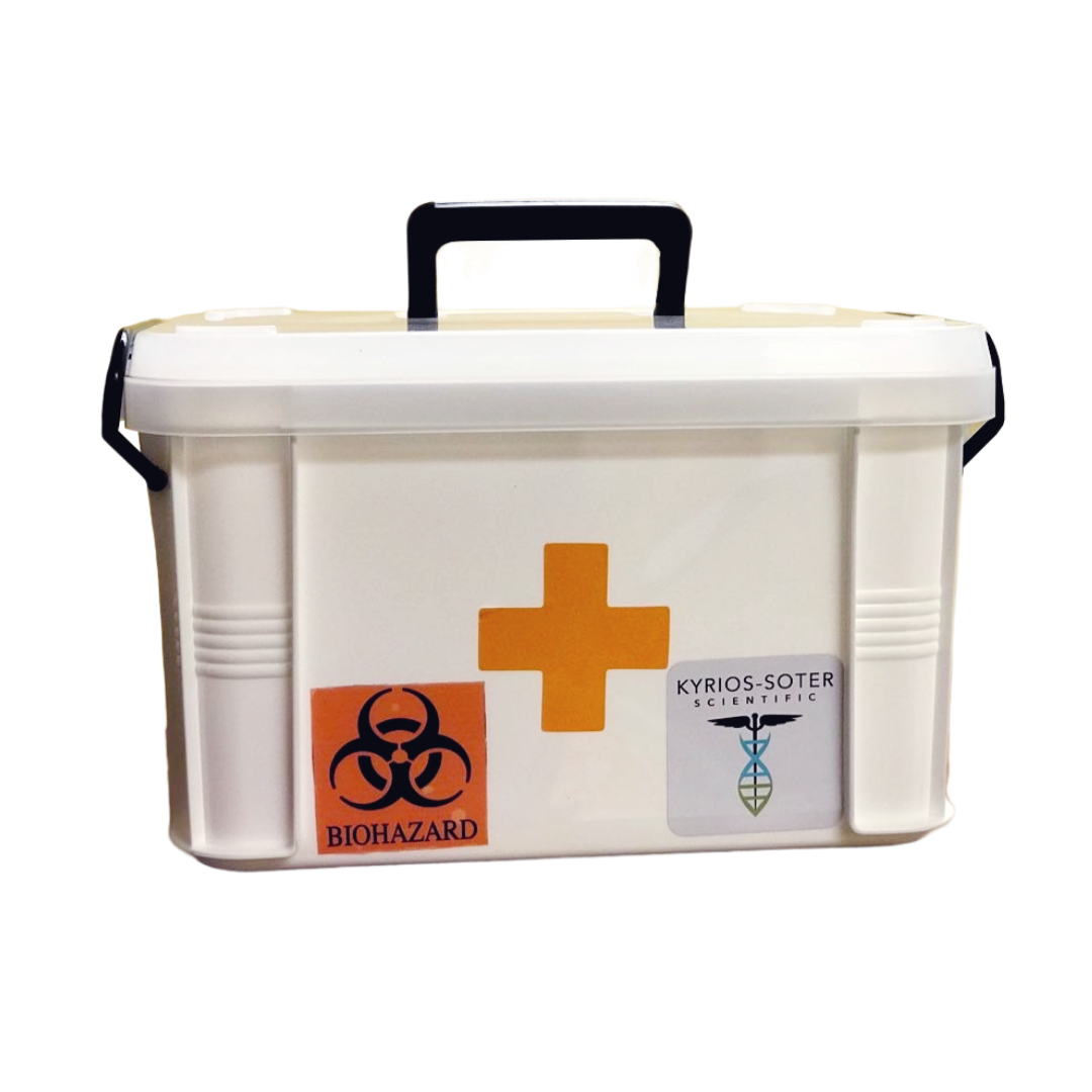 Phlebotomy Tray White padlock key blood house travel mobile sharp need ...